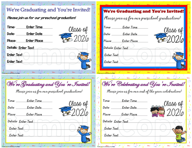 Editable Preschool, Pre-K, Pre-Kindergarten Diplomas, Certificates ...