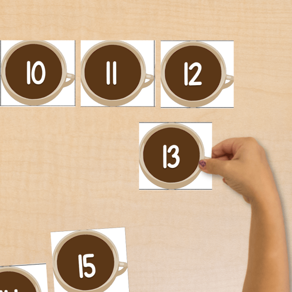 Winter Math Games & Hot Chocolate Number Cards for Teaching Number ...