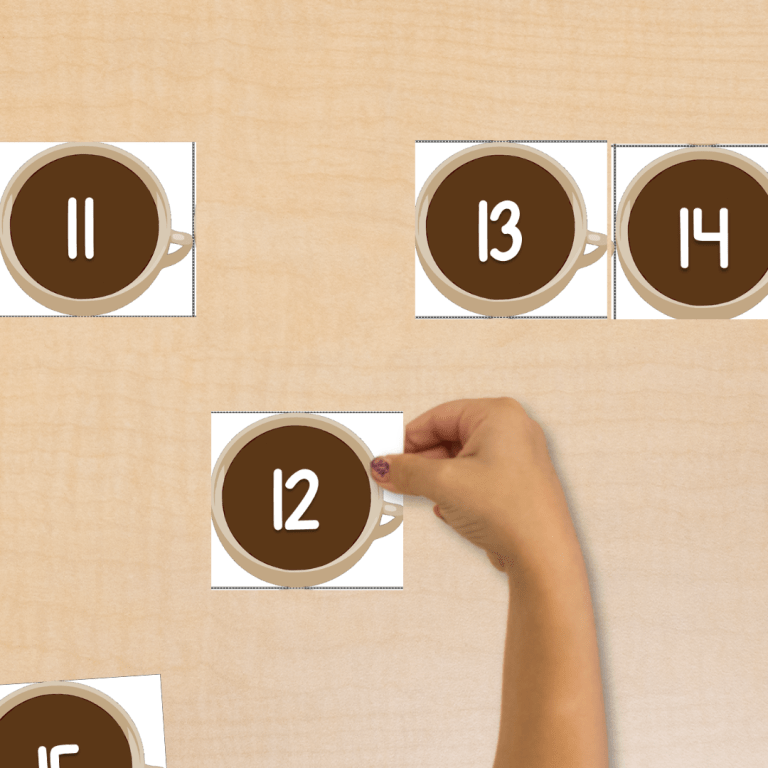 Winter Math Games & Hot Chocolate Number Cards for Teaching Number ...