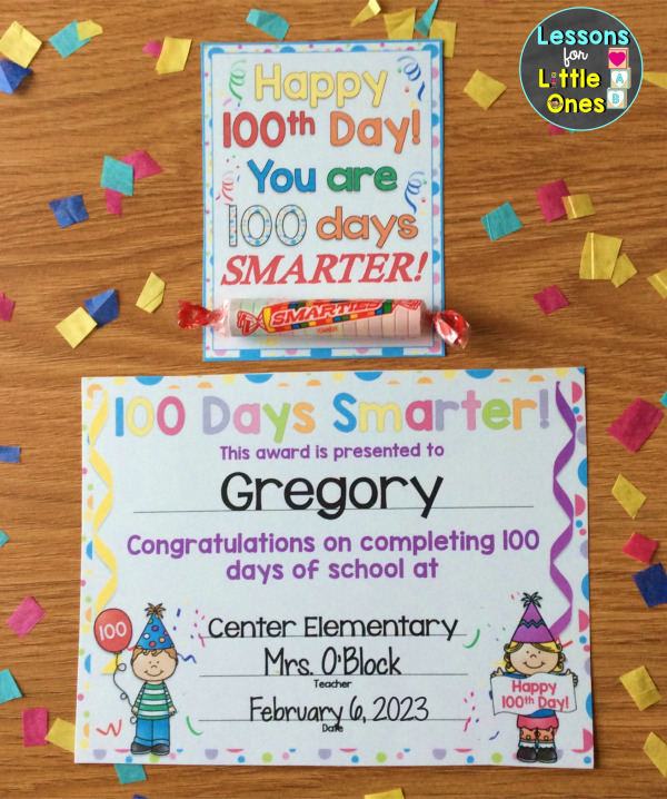 100th Day of School Ideas & Treats