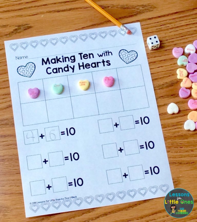 Valentine Math Centers & Free Printables
