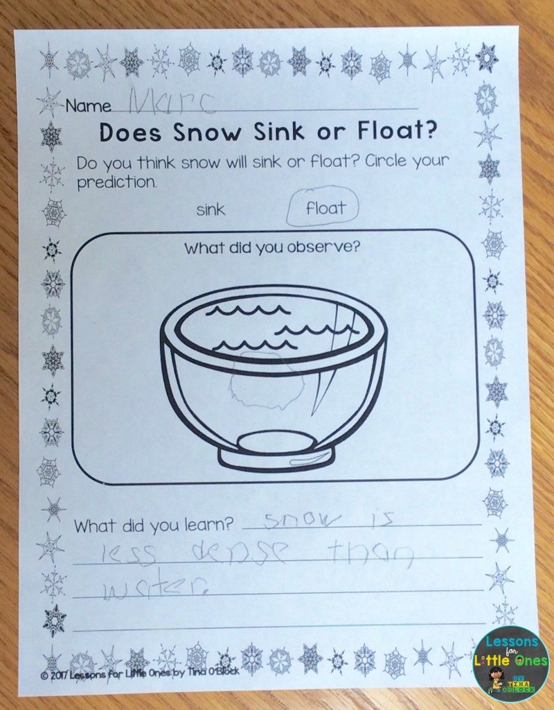 Snow Science Experiments