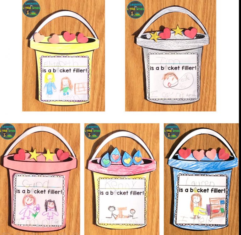 Bucket Filler Activities, Bulletin Board Idea, & Awards / Treats