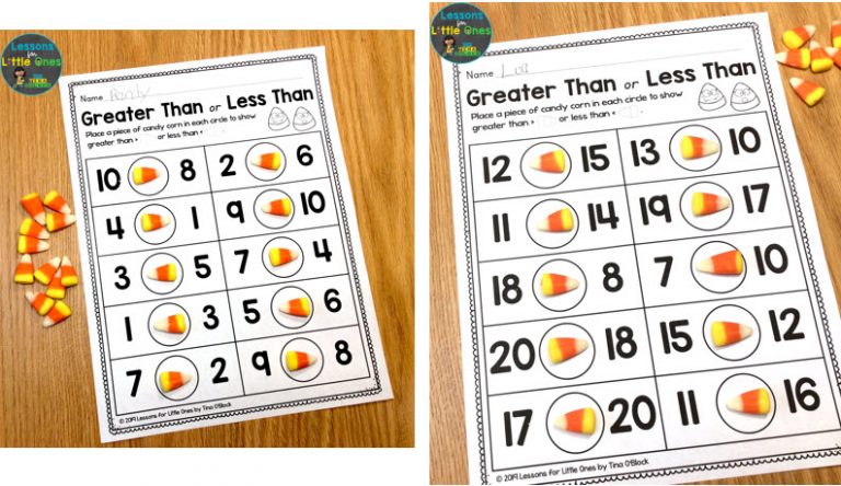 Candy Corn Math & Literacy Activities
