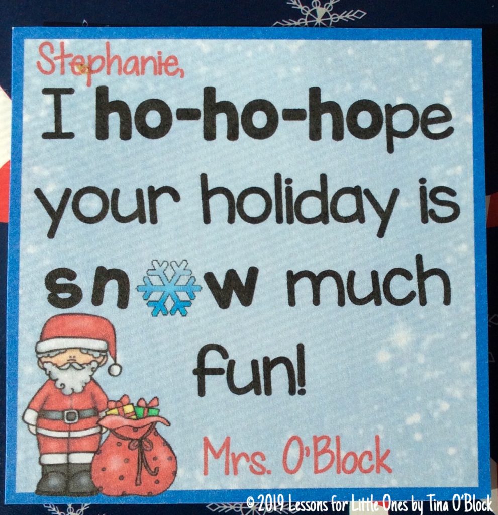 Christmas Student Gift Ideas & Gift Tags