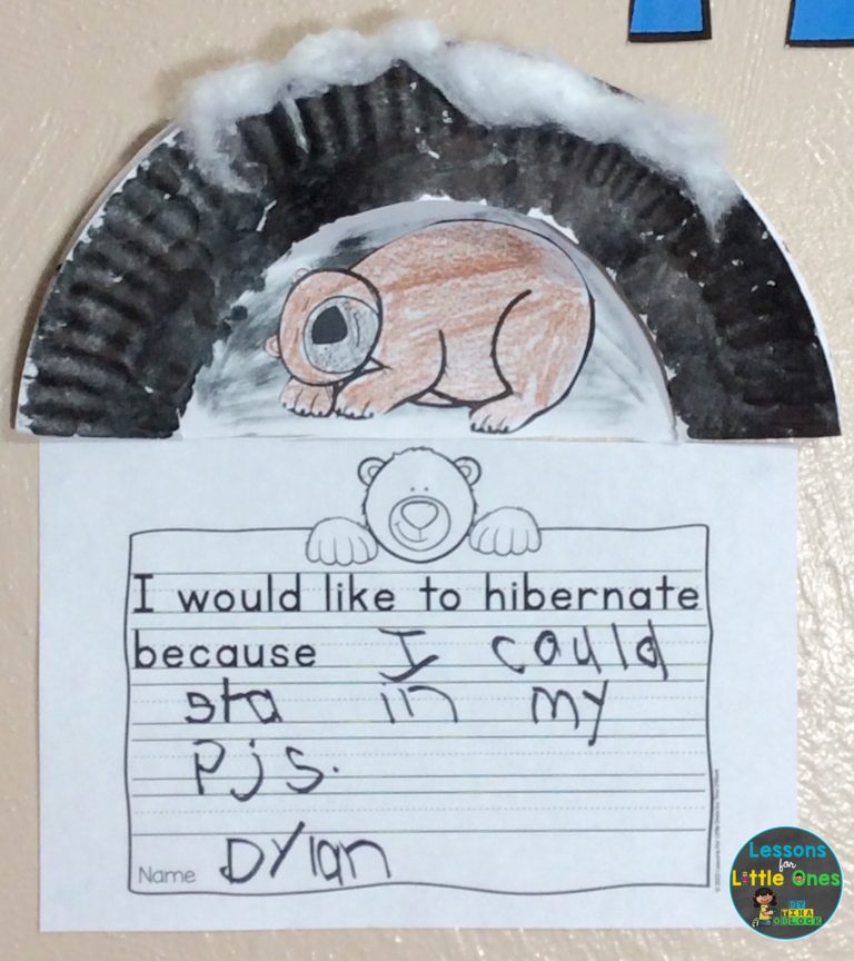 Hibernation Activities, Craft, Games, Songs, & Books