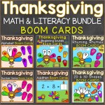 No Prep November Literacy & Math (Thanksgiving Turkey Theme)
