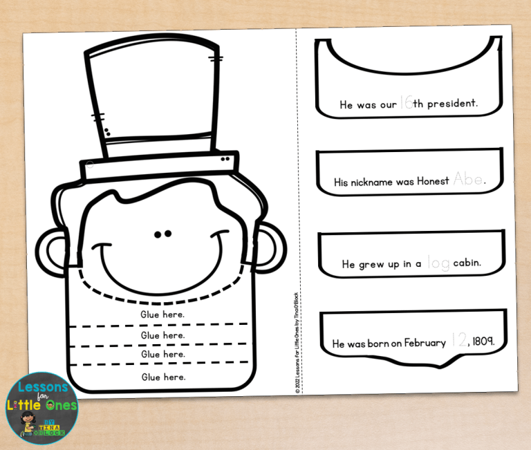 Presidents Day George Washington Abraham Lincoln Crafts, Activities, Books