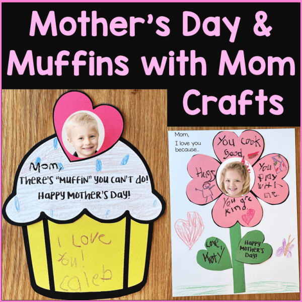 Mother's Day Crafts & Gifts for Muffins with Mom