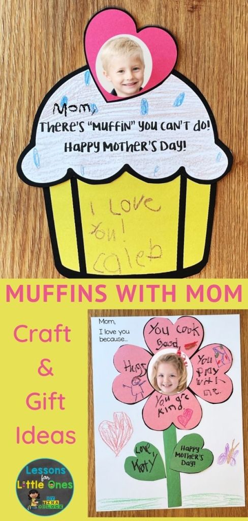Mother's Day Crafts & Gifts for Muffins with Mom