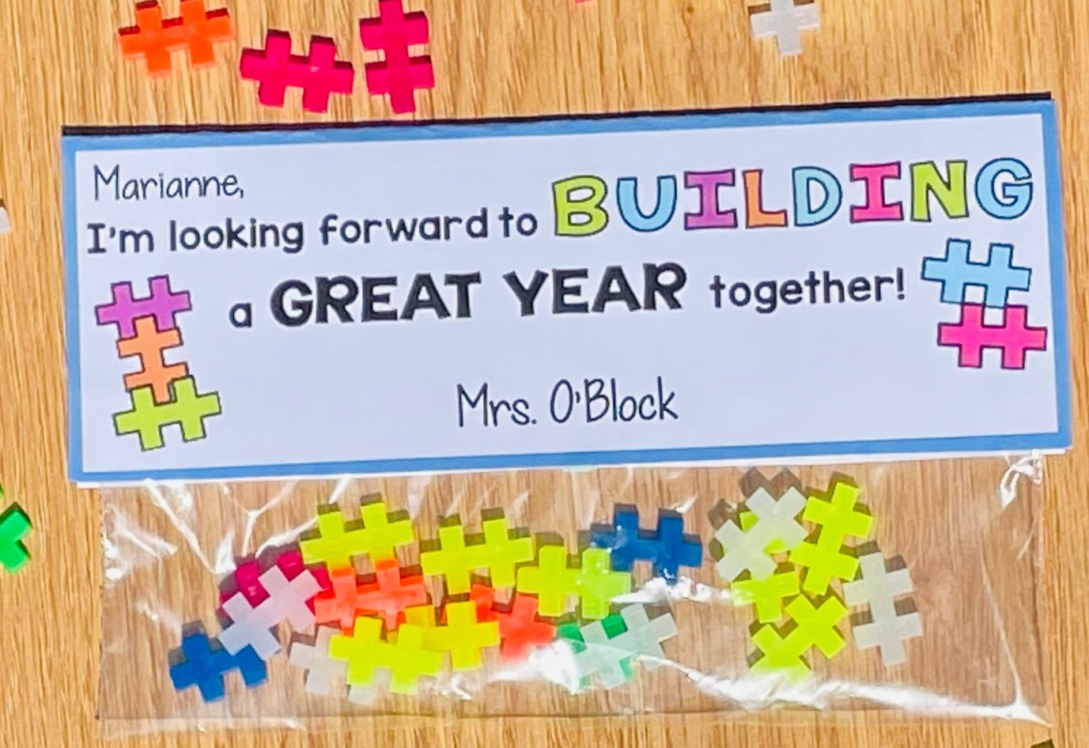 Back to School, Open House, Meet the Teacher Student Gift Ideas & Gift Tags