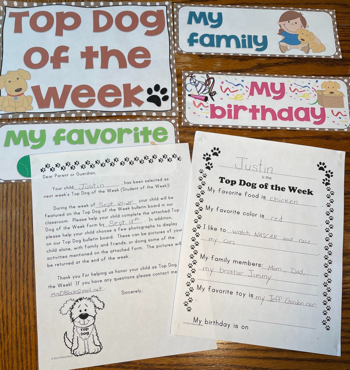Dog Theme Classroom Decor & Back to School Activities (Editable)