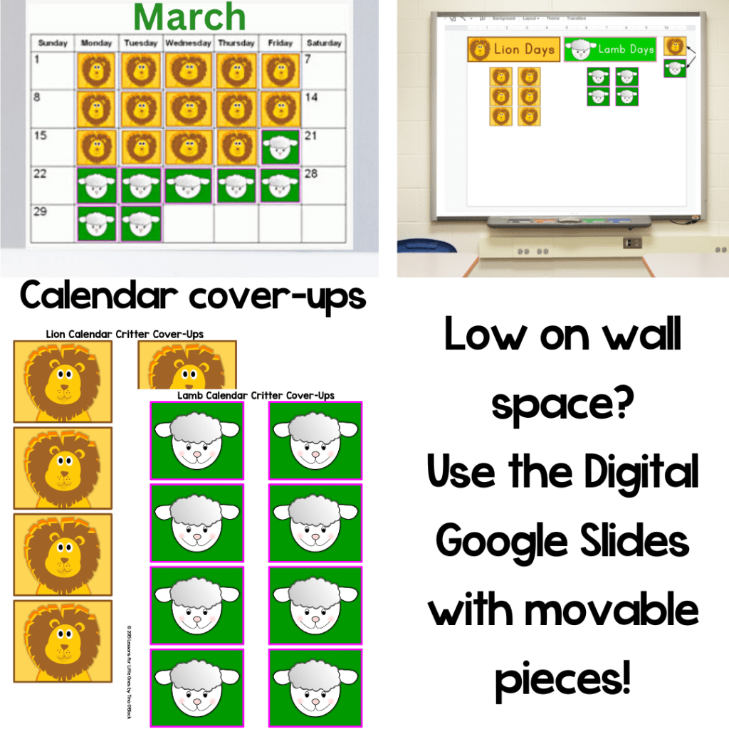Free March In Like a Lion Out Like a Lamb Calendar & Weather Activity