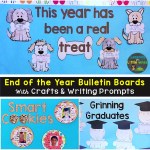 End of the Year Bulletin Boards & Crafts with Writing Prompts