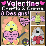 Valentine's Day Bulletin Board Crafts with Writing Prompts
