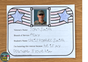 Veterans Day Crafts, Cards, Bulletin Board, Book, & Video Suggestions
