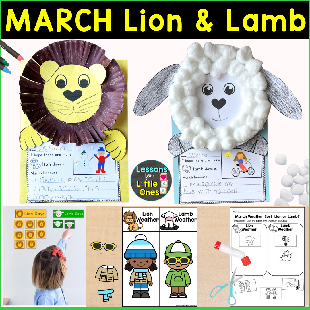 Free March In Like a Lion Out Like a Lamb Calendar & Weather Activity
