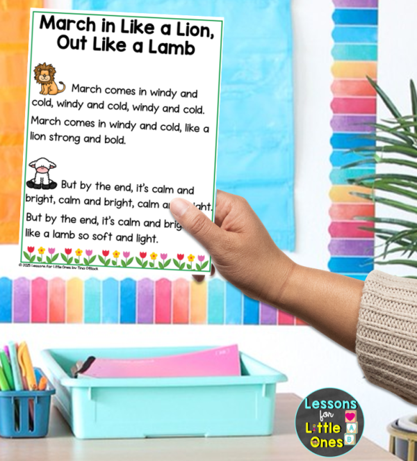 March In Like a Lion Out Like a Lamb Crafts, Bulletin Board, & Weather ...