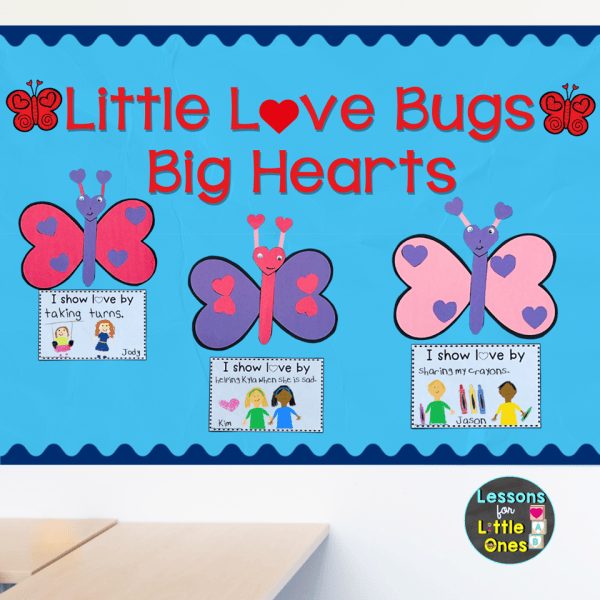 Valentine's Day Bulletin Board Crafts with Writing Prompts