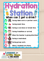 How & Why to Set Up a Classroom Hydration Station + Tips & Ideas for ...