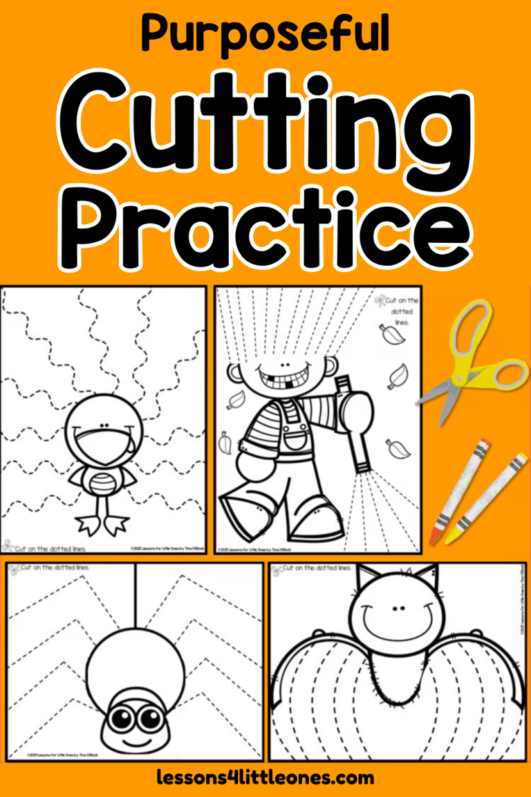 Fall Cutting Practice Activities That Make Scissor Skills Meaningful