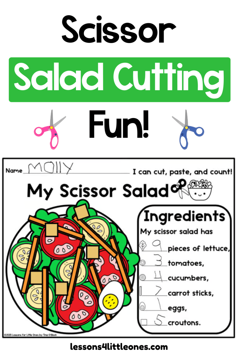 Scissor Salad: A Fun and Purposeful Way to Practice Cutting and Gluing ...