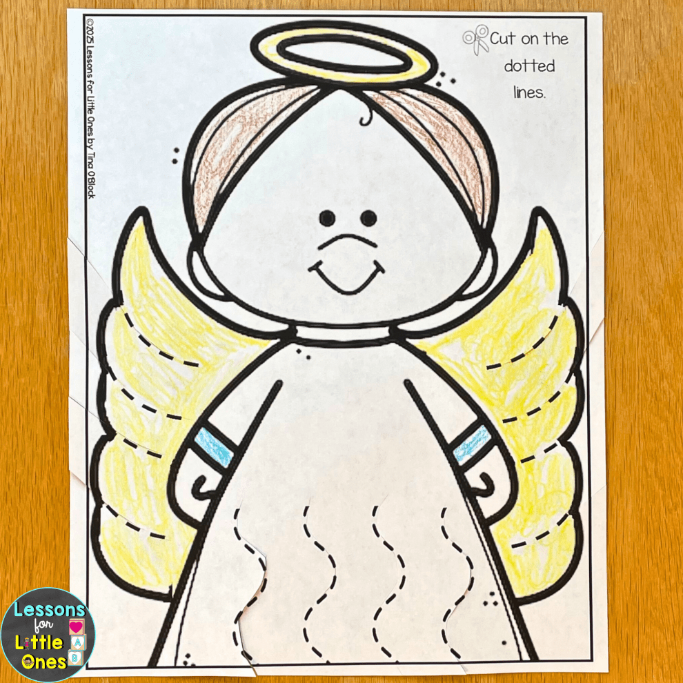 Christmas & Winter Cutting Practice Activities That Make Scissor Skills ...