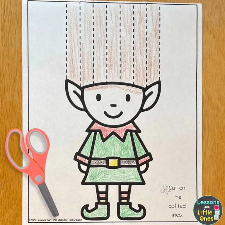 Christmas & Winter Cutting Practice Activities That Make Scissor Skills ...