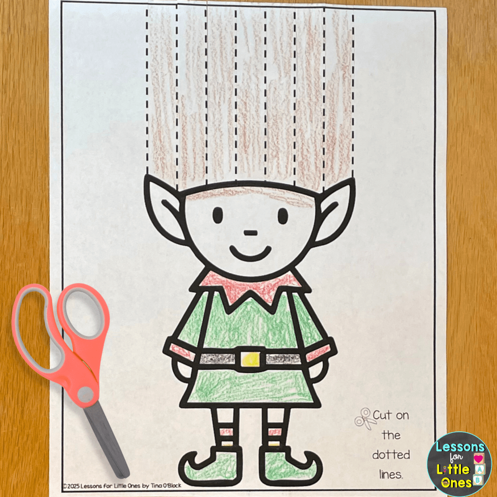 Christmas & Winter Cutting Practice Activities That Make Scissor Skills ...