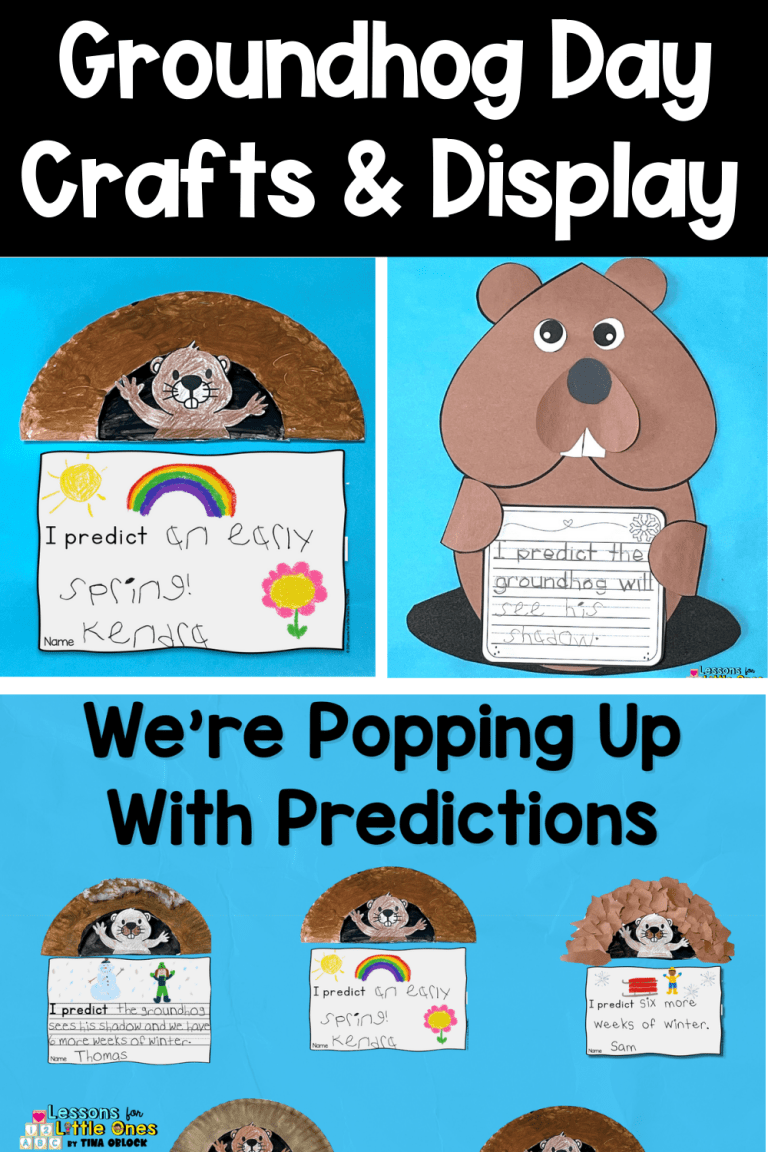 Groundhog Day Crafts & Prediction Writing Activities