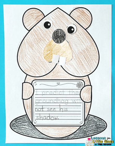Groundhog Day Crafts & Prediction Writing Activities