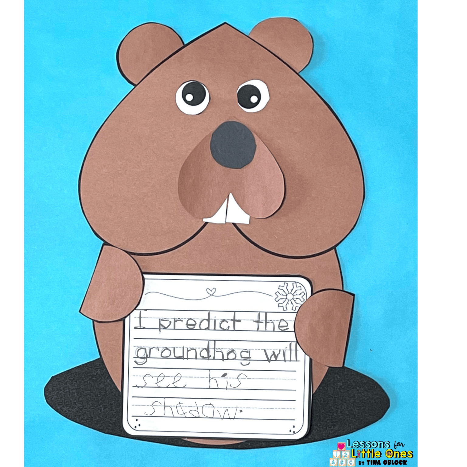 Groundhog Day Crafts & Prediction Writing Activities
