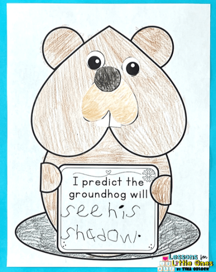 Groundhog Day Crafts & Prediction Writing Activities
